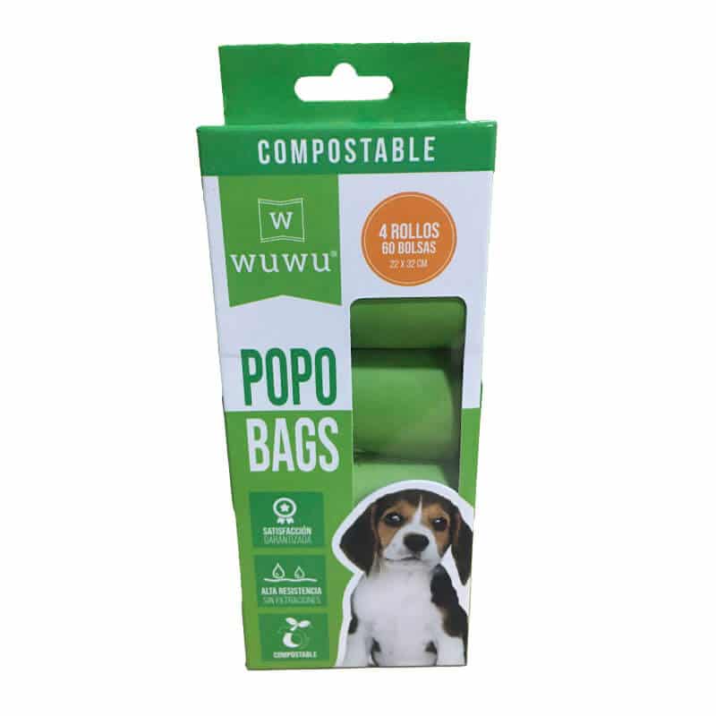 Popo Bags - Wuwu - Compostable - 60und — TusMascotas.cl