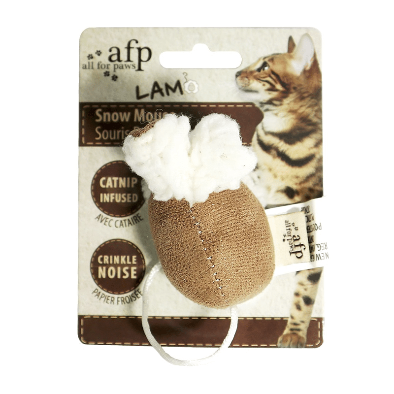 Lamb Snow Mouse Souris Marrón con blanco de AFP — TusMascotas.cl