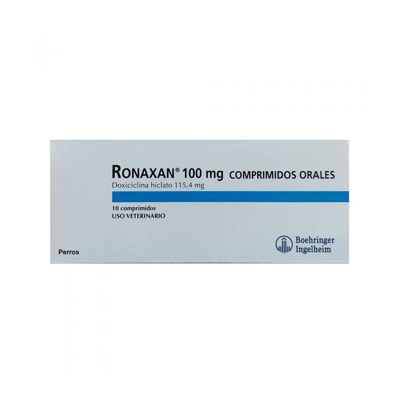 Ronaxan 100mg 10 comprimidos (RECETA REQUERIDA) — TusMascotas.cl