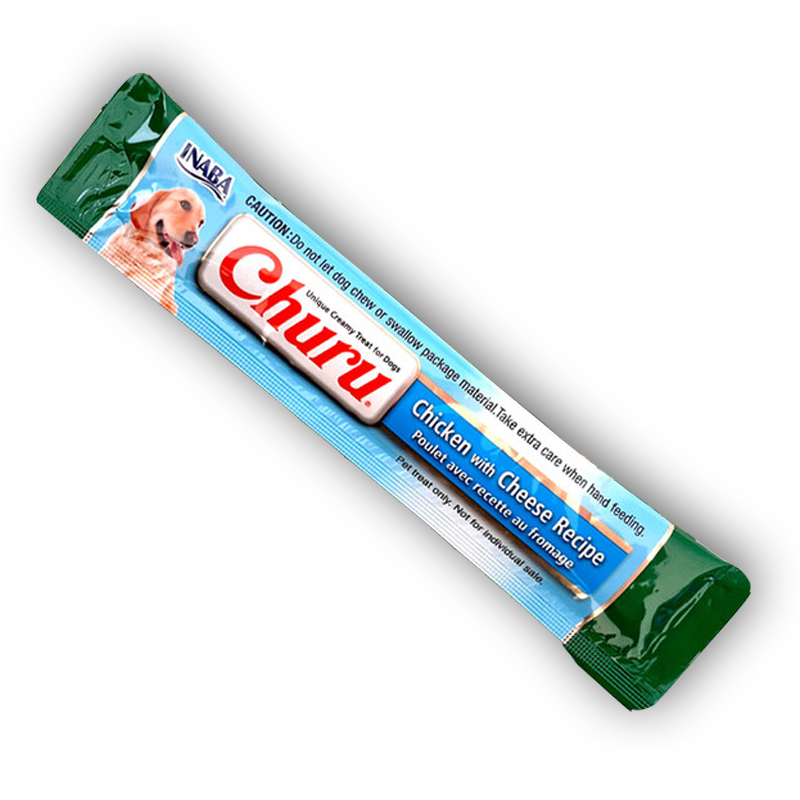 Regalo 1 Tubo Churu Pollo con Queso 1 und — TusMascotas.cl Snack Húmedo