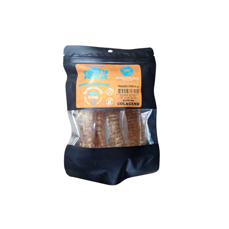 TRAQUEAS CERDO TASTYFARM 4UN — TusMascotas.cl